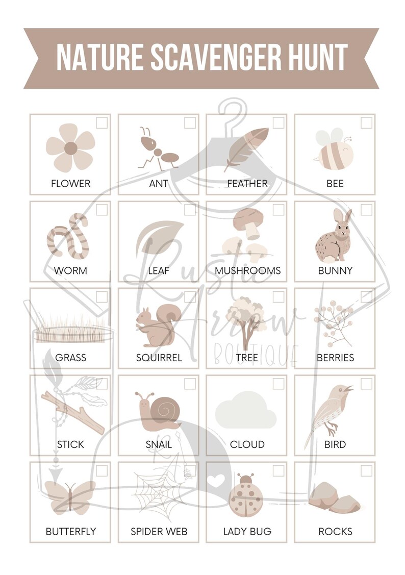 Kids Scavenger Hunt Bundle - Etsy