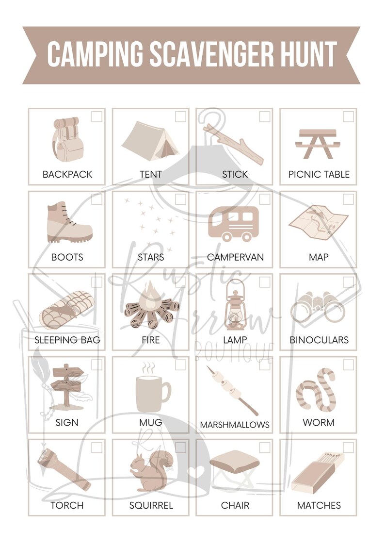 Kids Scavenger Hunt Bundle - Etsy