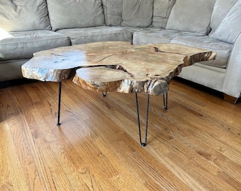 Spalted Maple Coffee Table African Blackwood Inlays - Etsy