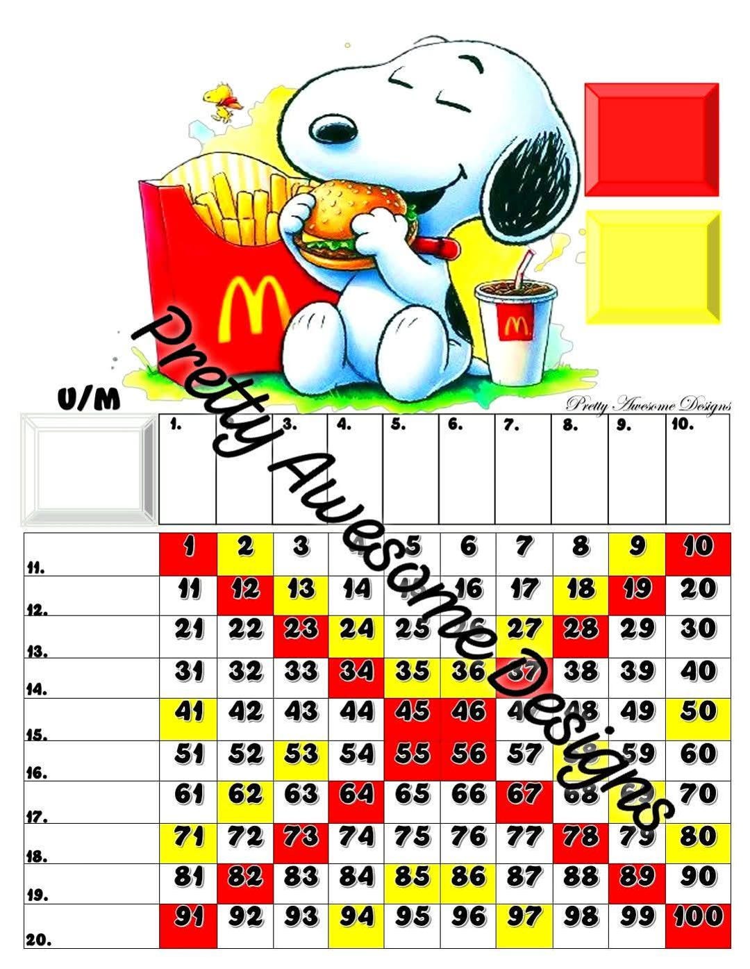 Mac Snoopy 20 Line Grid - Etsy