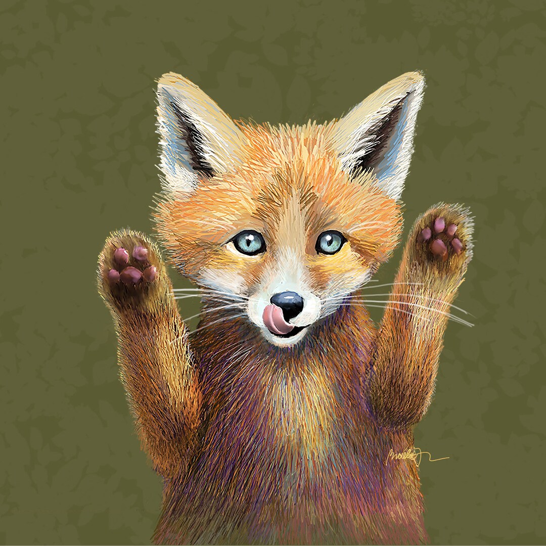 Baby Kit Fox Cute - Etsy