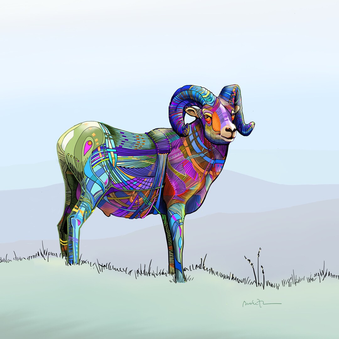 Rambo the Bighorn Sheep - Etsy