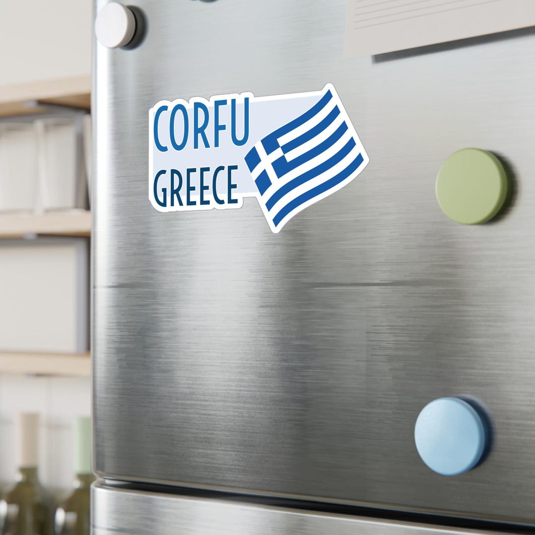 Corfu Greece Travel Sticker - Choose From 4 Sizes - Etsy