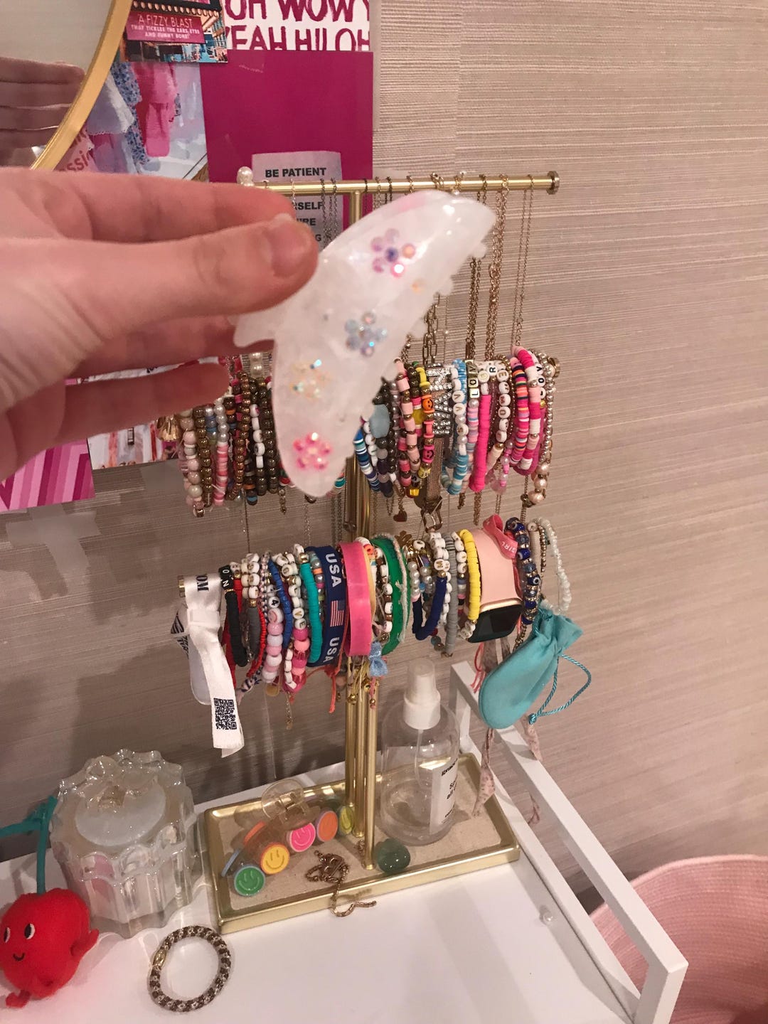Cute Bedazzled Claw Clips - Etsy