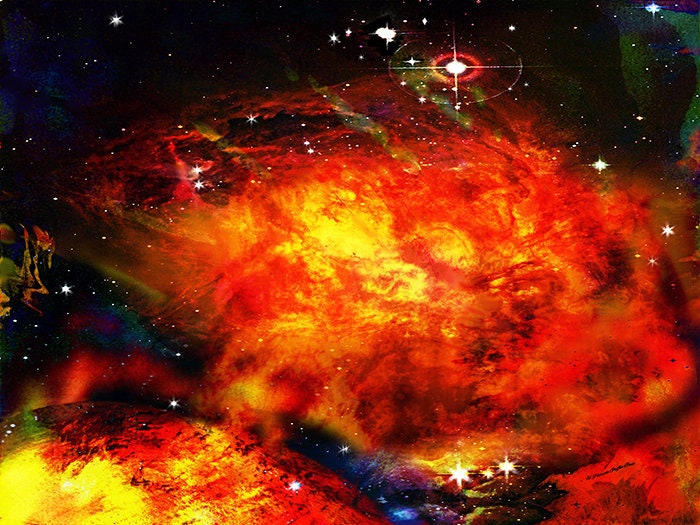 Armageddon- Fine Art Print- Abstract Print- Prophesy Print- Biblical ...