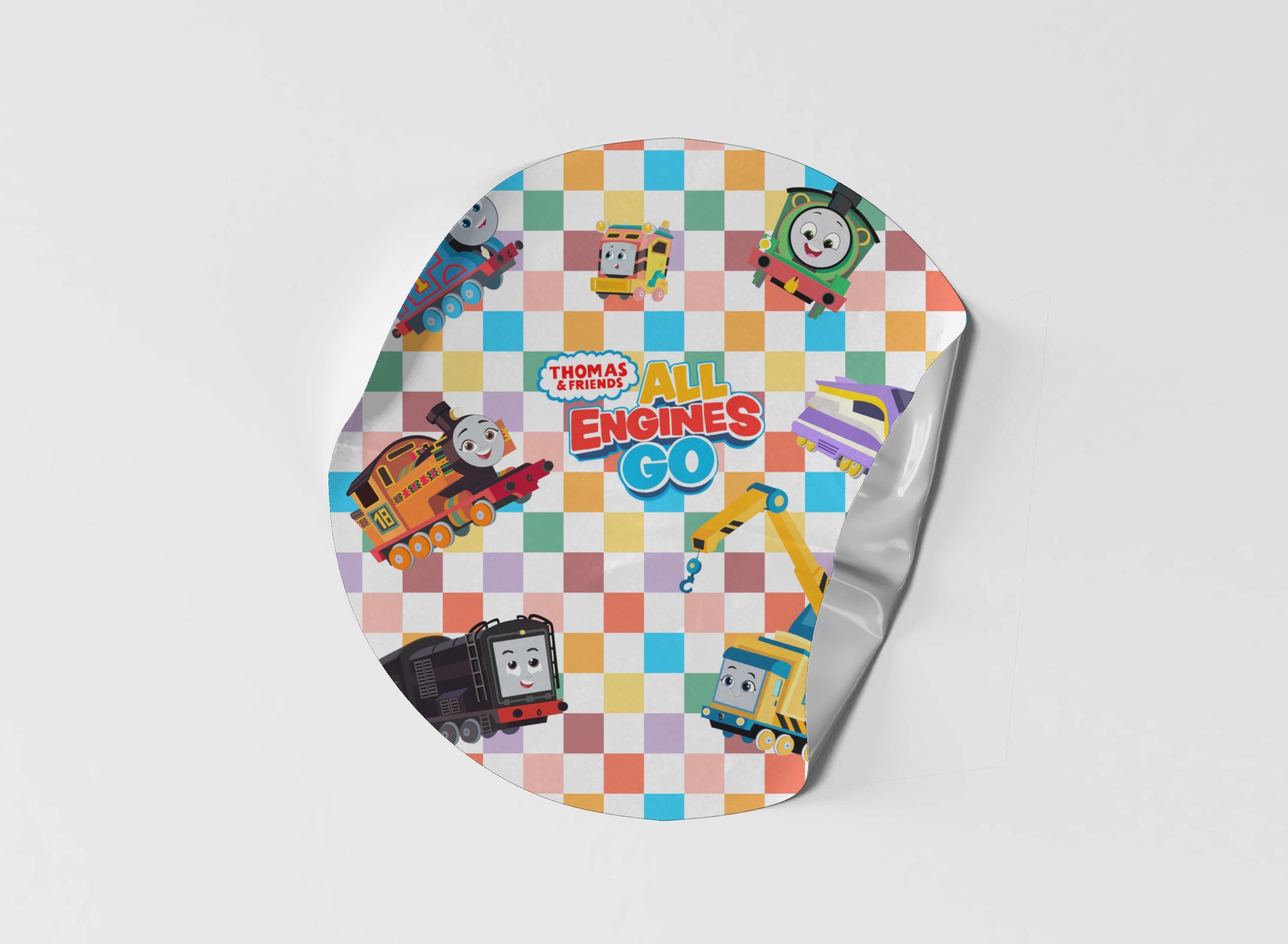 Thomas and Friends All Engines Go Seamless Pattern, Repeating Digital ...