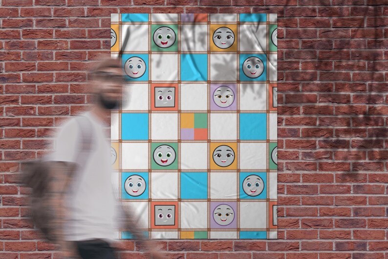 Thomas and Friends All Engines Go Seamless Pattern, Repeating Digital ...