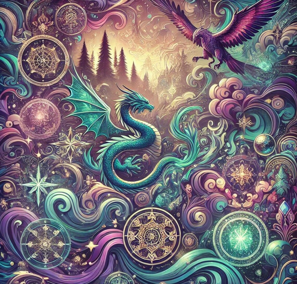 10 Amazing Psychedelic Patterns - Etsy