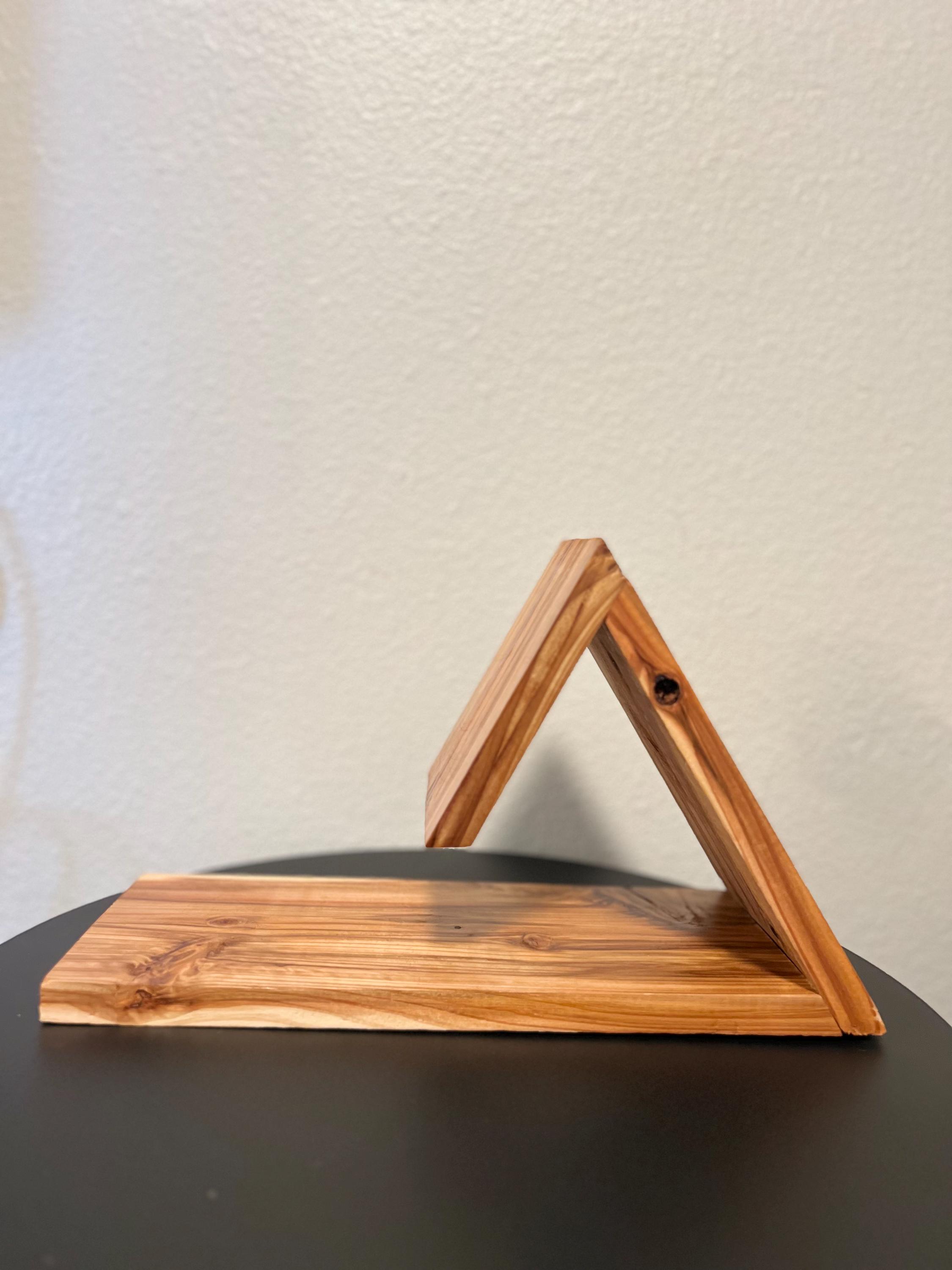 Book Holder Solid Cedar | Bookmark Stand | Angled Book Holder | Place ...