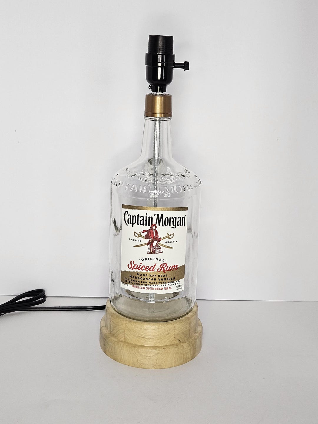Captain Morgan 1.75 Liter Bottle Lamp - Etsy