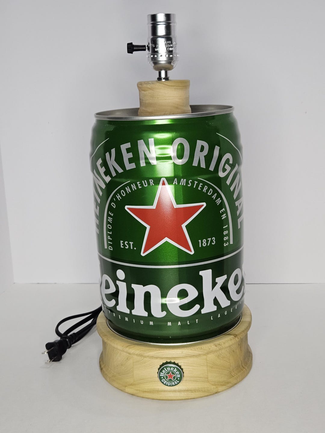 Heineken Keg Lamp - Etsy