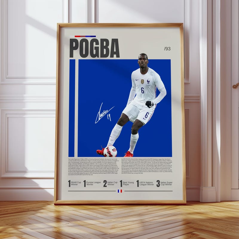 Paul Pogba - Etsy