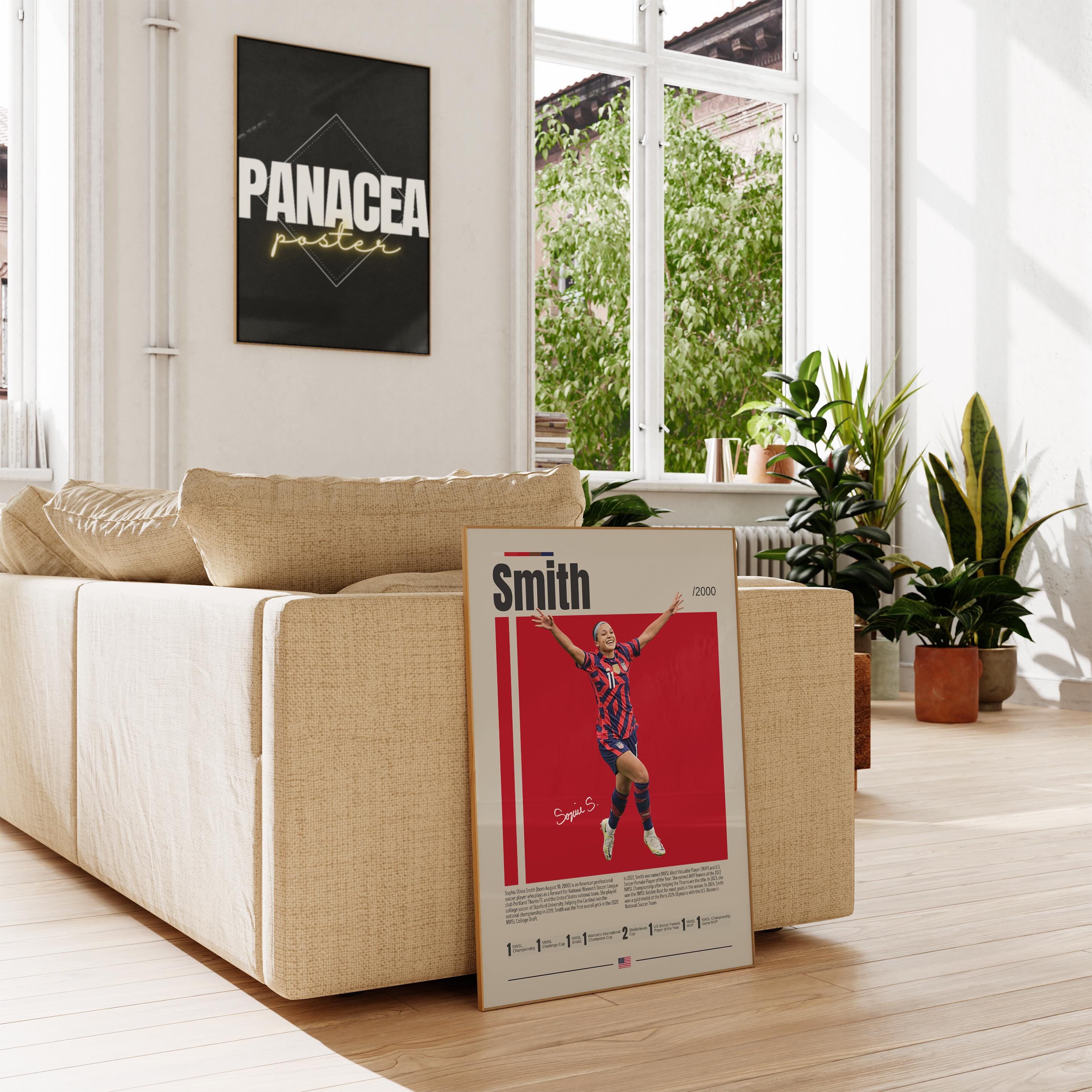 Sophia Smith Poster, USWNT Poster, Portland Thorns Poster, Sports ...