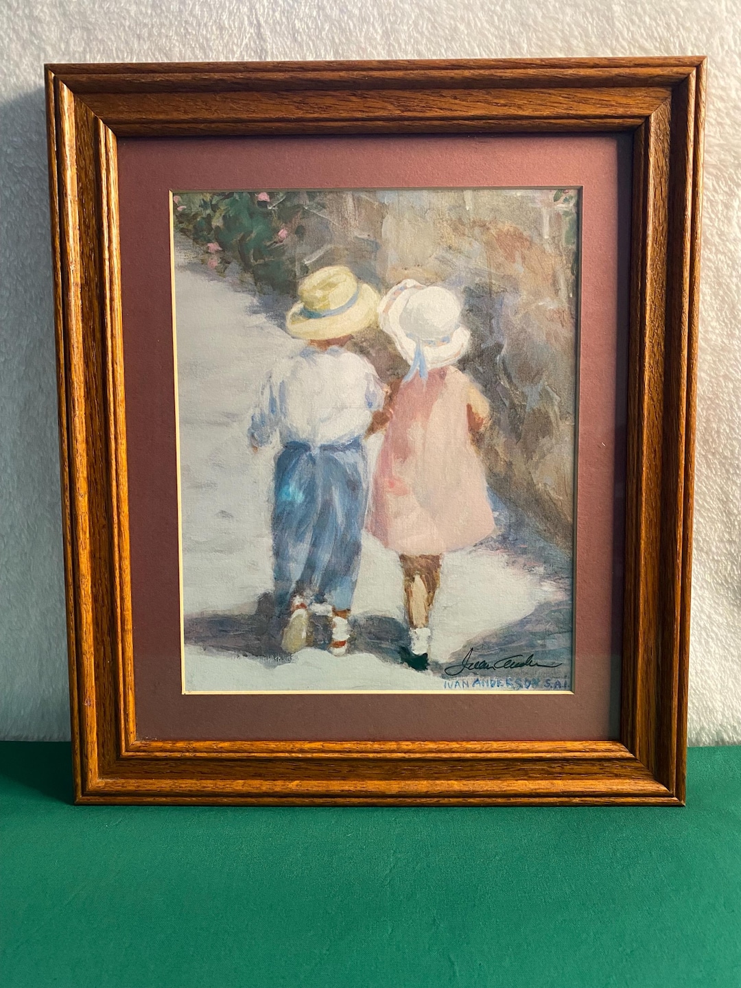 IVAN ANDERSON Sisters Walking Lithogram Print, Hand Signed, 12”X 14" - Etsy