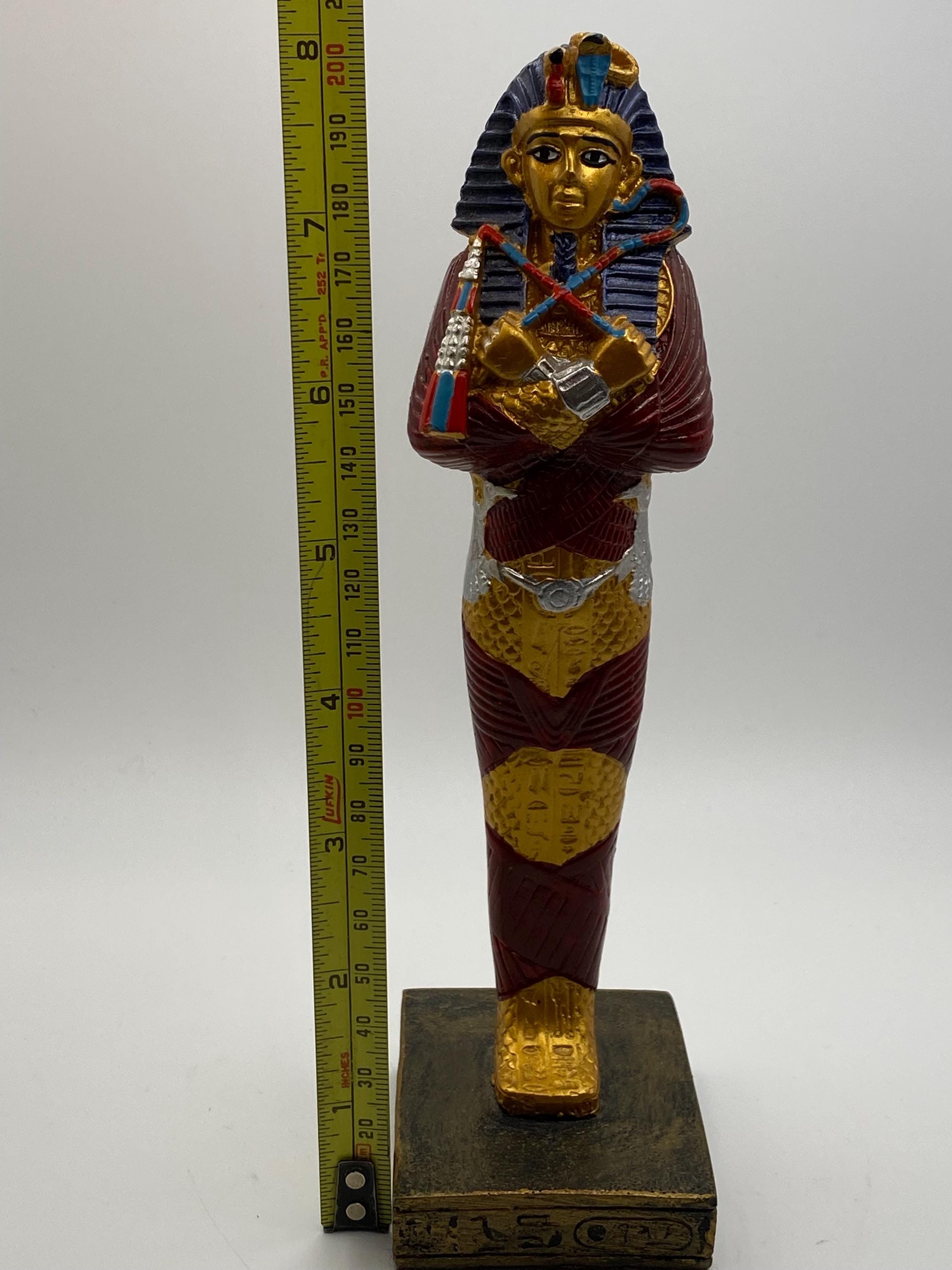 Ancient Egyptian God King Tut Statue Figure 8" Tall - Etsy