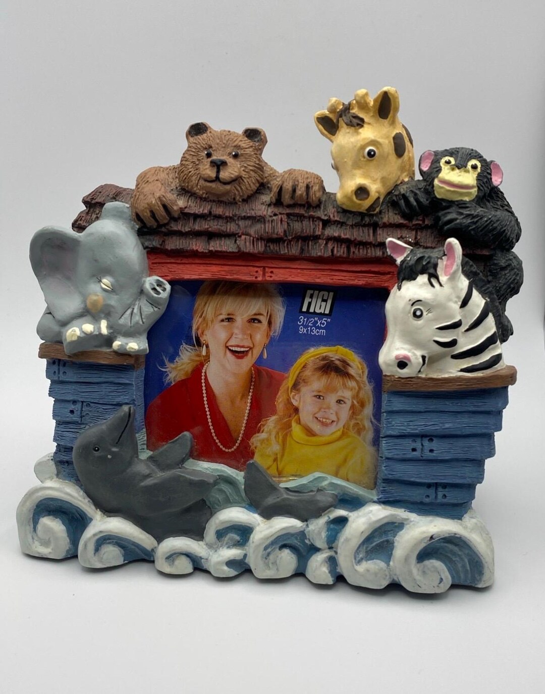 Vintage FIGI Noah's Ark Children Picture Photo Frame - Etsy