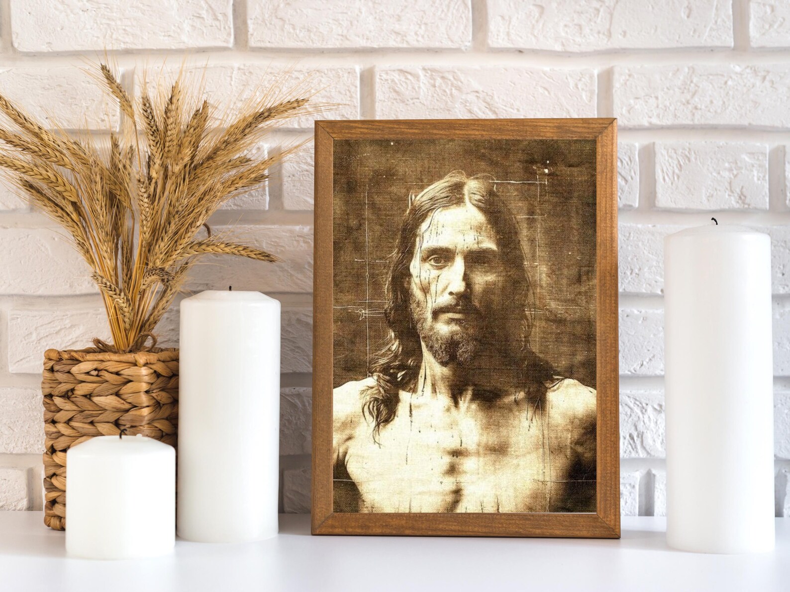 Real Face of Jesus Christ - Shroud of Turin Portrait, the Shroud of ...