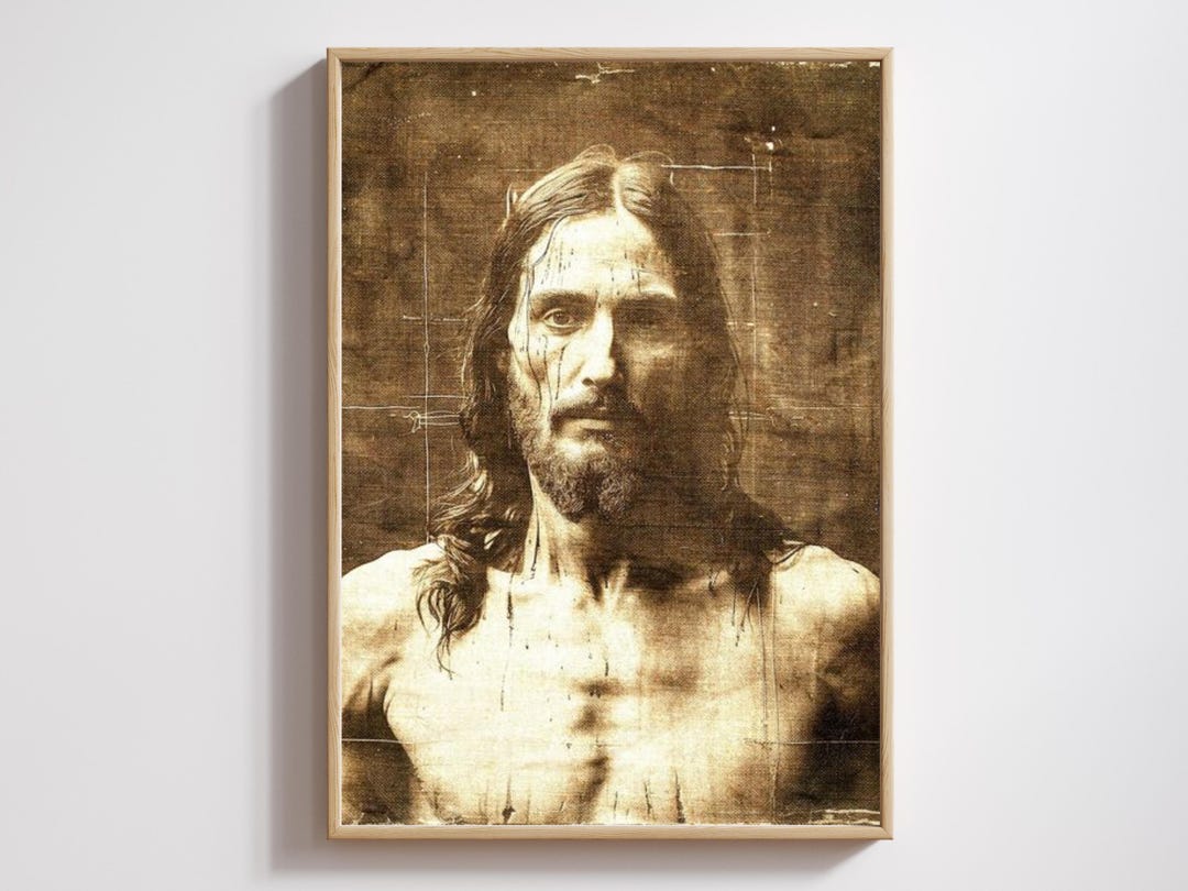 Real Face of Jesus Christ - Shroud of Turin Portrait, the Shroud of ...