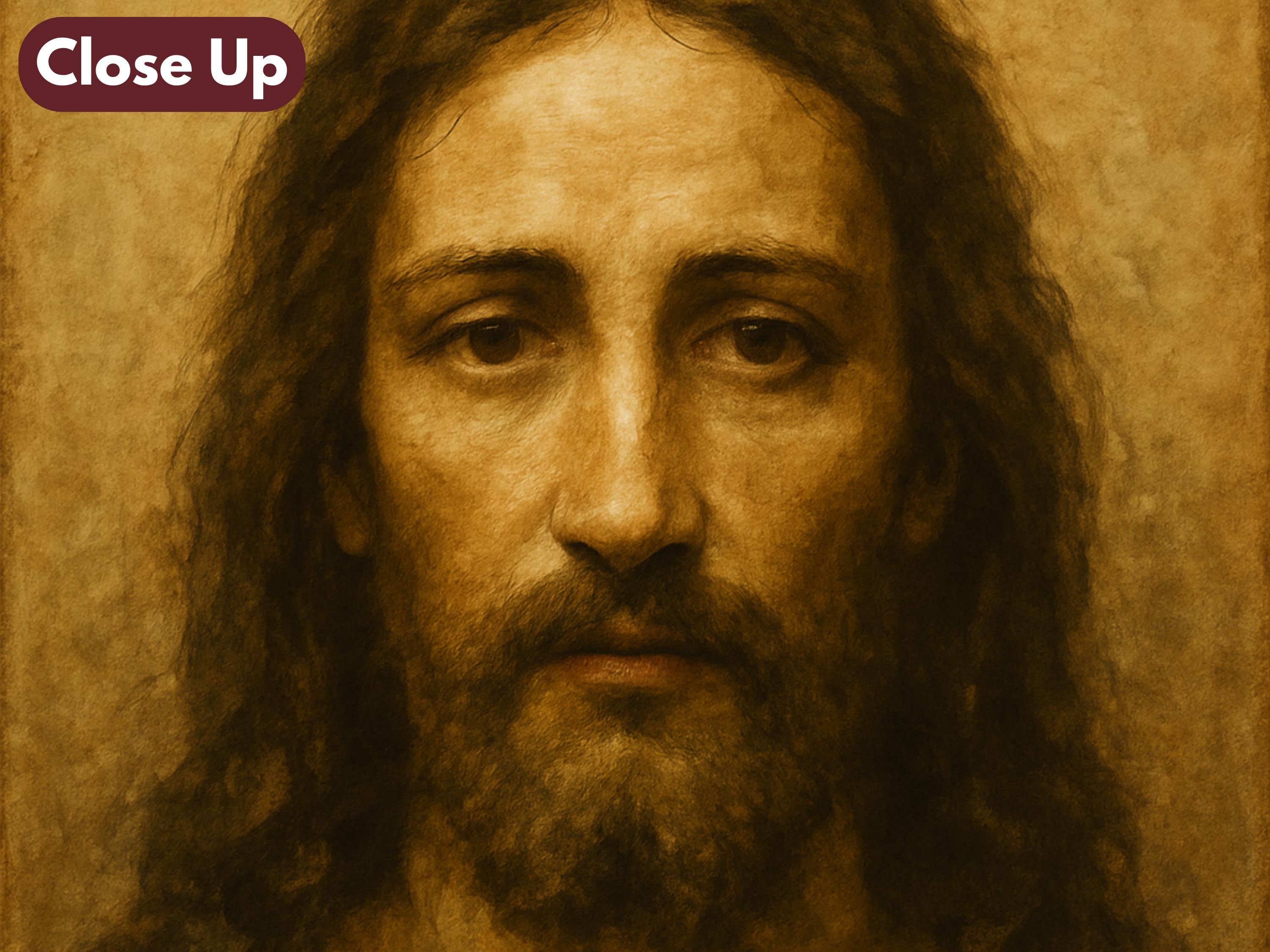 Actual Face of Jesus Christ - Vintage Shroud of Turin Print, the Shroud ...