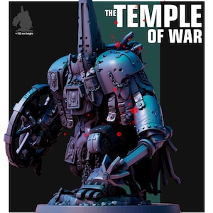 Pilgrim Temple of War von Red Pilgrim - 3D gedruckte Miniatur - 32 mm ...