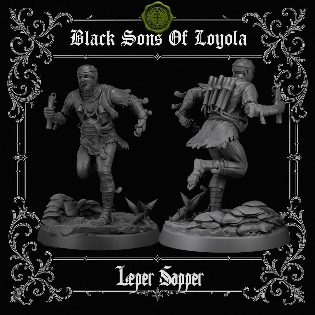 Leper Sapper by Proxy Realm Gaming - 3D Printed Miniature Trench ...