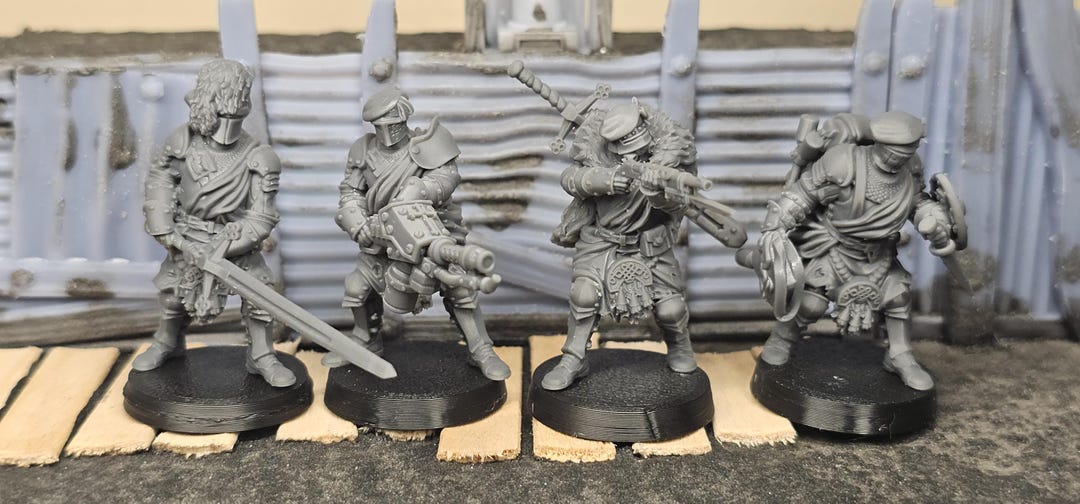 Highlander Strike Force - 3D Printed Miniature - Wargaming - Trench ...