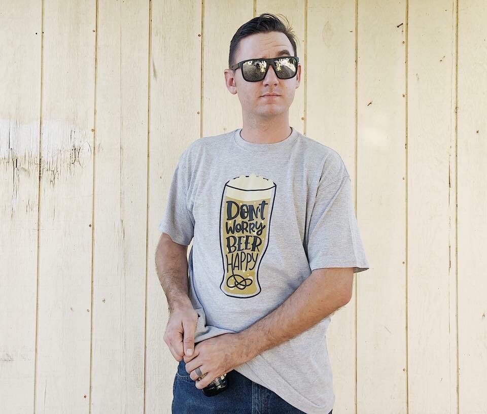 Don't Worry Beer Happy Built In Pop Top Beer Bottle | Etsy