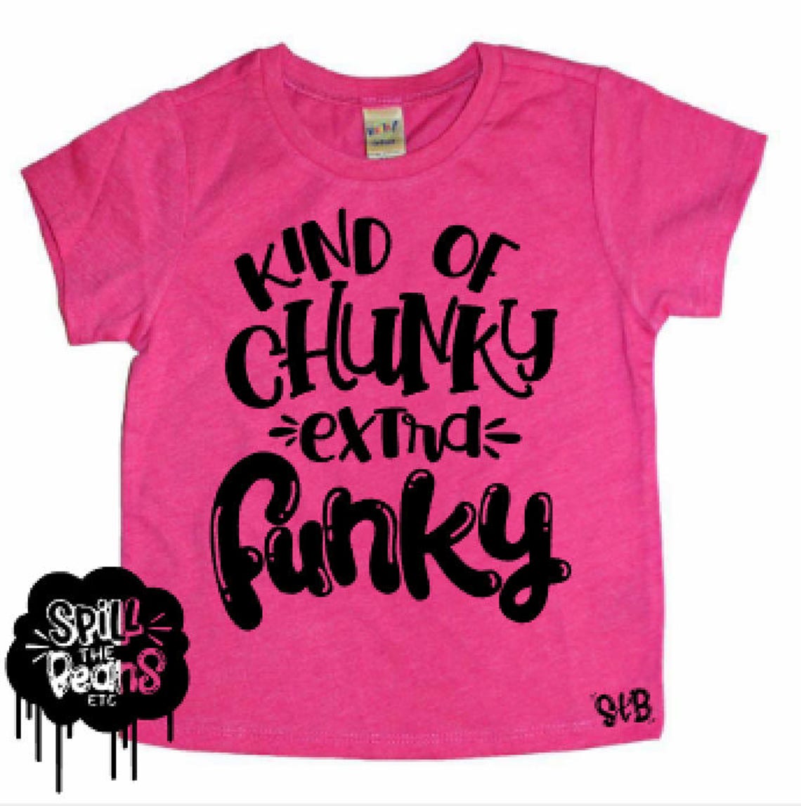 Kind of Chunky Extra Funky Funny Kid's Trendy Tee or Bodysuit Baby ...