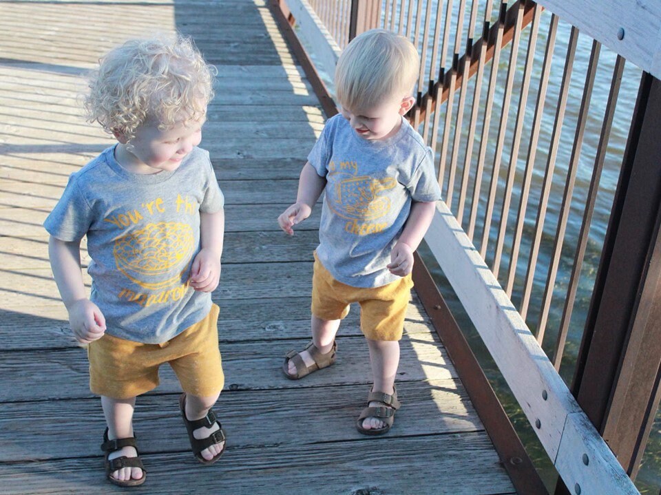 Matching Tees, Macaroni Cheese, Twins, Twins Clothes, Sibling Set, Best ...