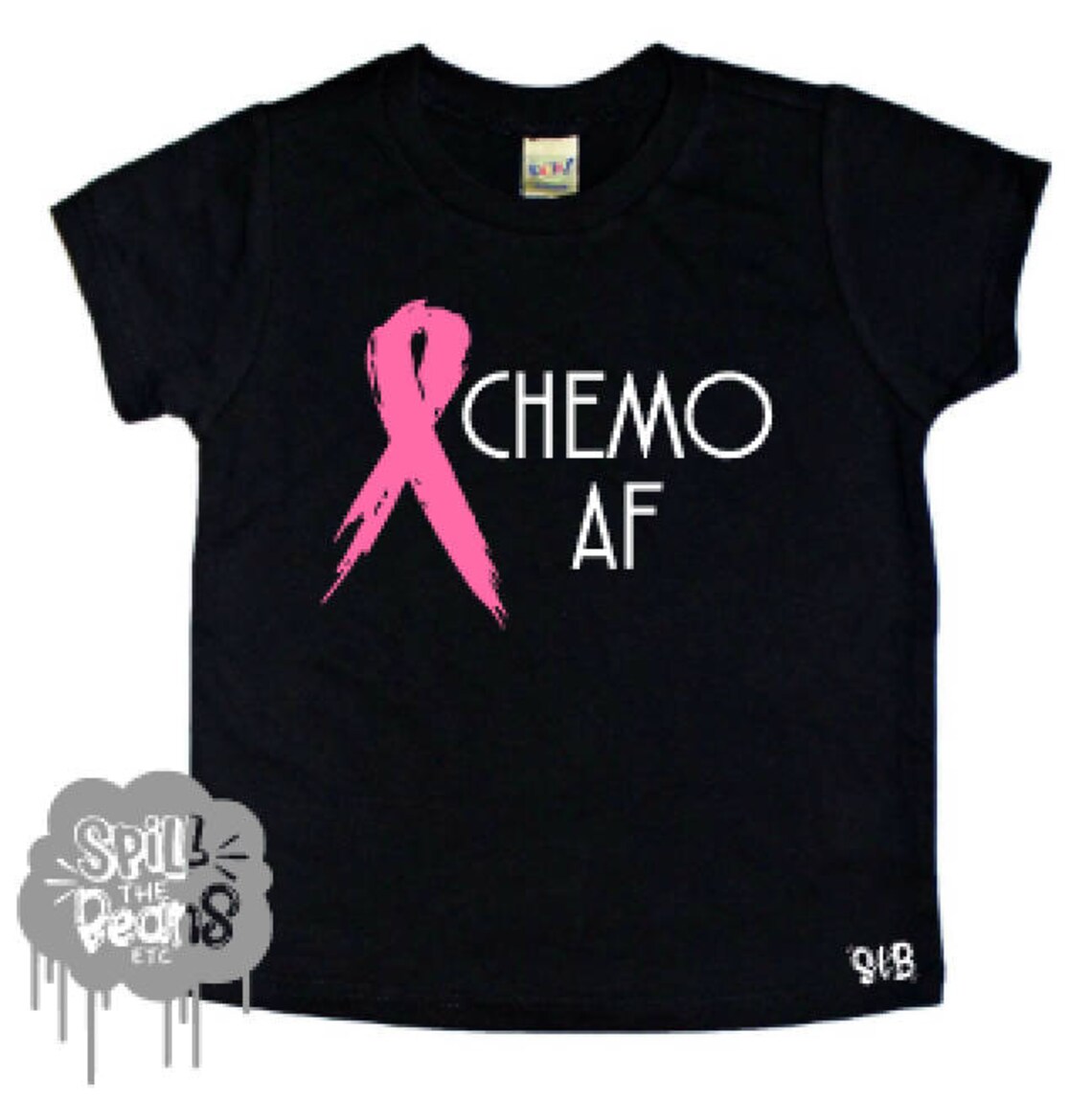 Chemo AF Kid's Tee Shirt Cancer Patient Childhood | Etsy