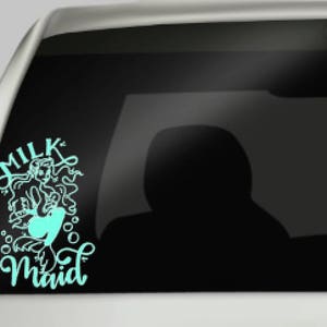 The ORIGINAL Milk Maid©™ Car Laptop Decal Breastfeeding Milk Mermaid ...