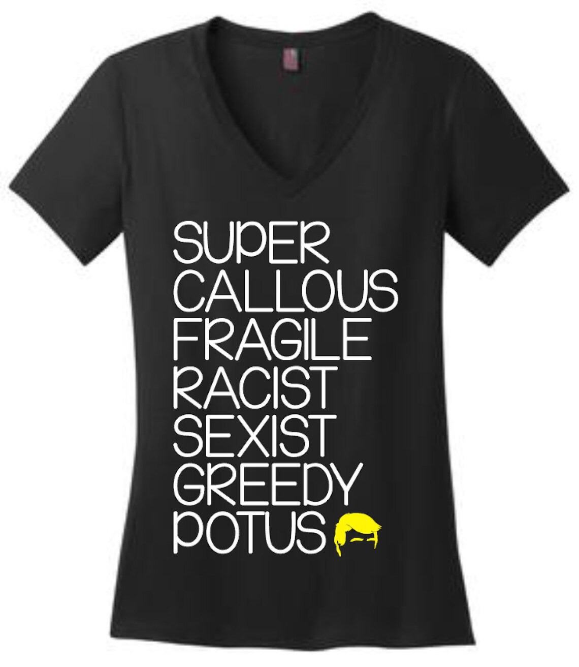 Super Callous Fragile Racist Sexist Greedy POTUS Protest Human - Etsy