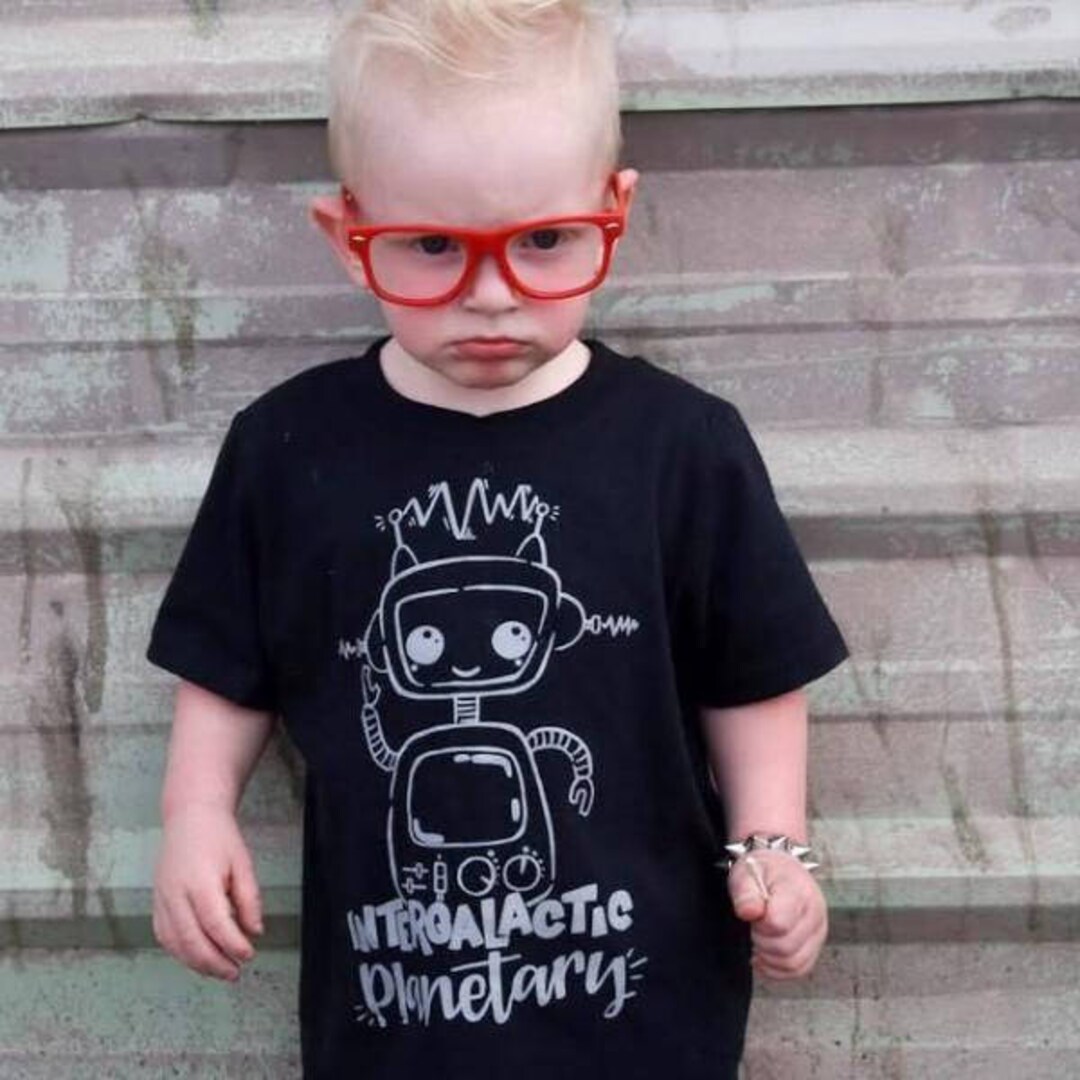 Intergalactic Planetary Kid's Trendy Tee or Bodysuit Baby Toddler Boy ...