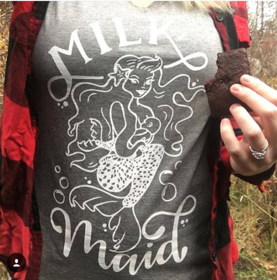 MILK MAID, Breastfeeding Mermaid, Trendy Mama Tank, Breastfeeding Shirt ...
