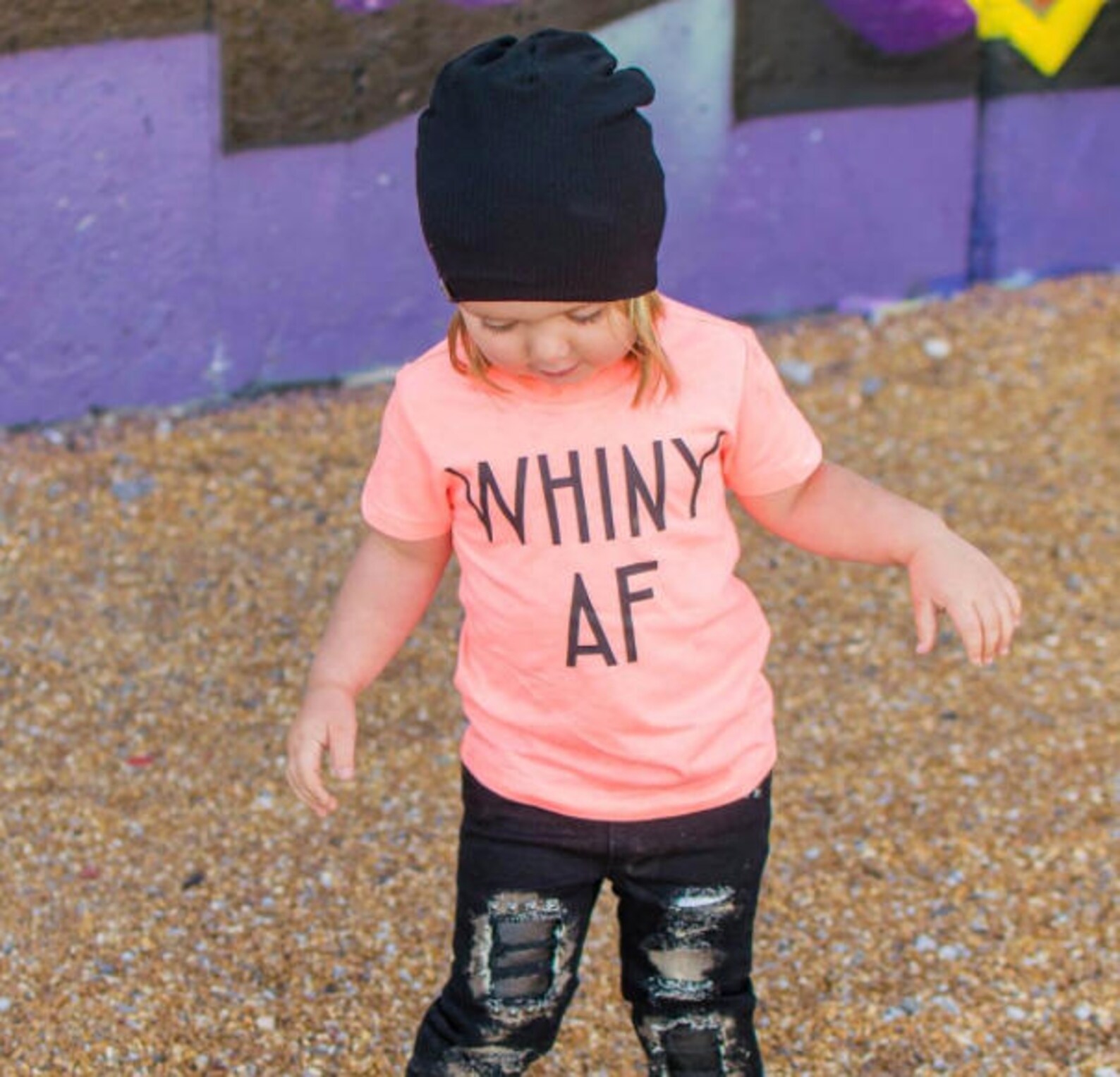 Whiny AF Funny Kid's Trendy Tee or Bodysuit Baby Toddler | Etsy