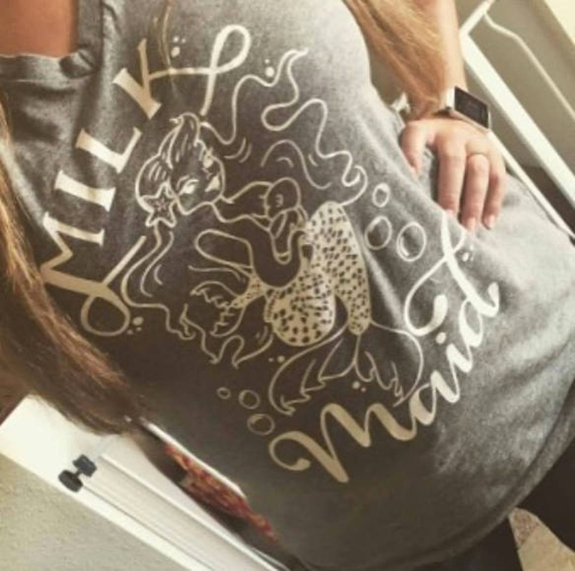 Milk Maid Breastfeeding Mermaid Trendy Mama Tank Etsy