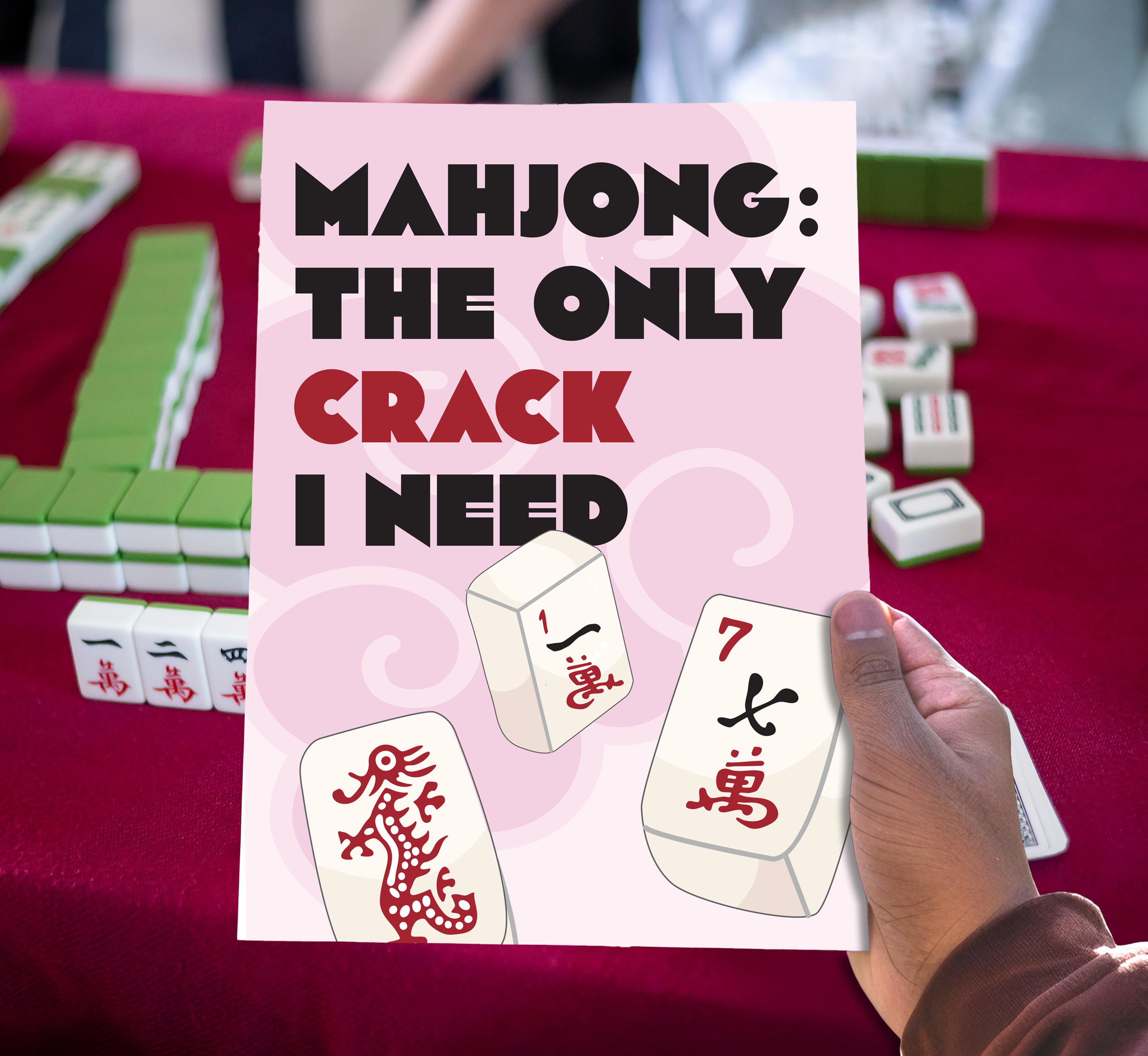 Mahjong Poster - Playful Wall Decor for Game Lovers - the Only Crack I ...