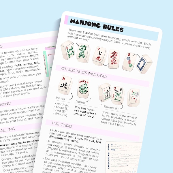 Mahjong Solitaire by Art 5 - Etsy Canada