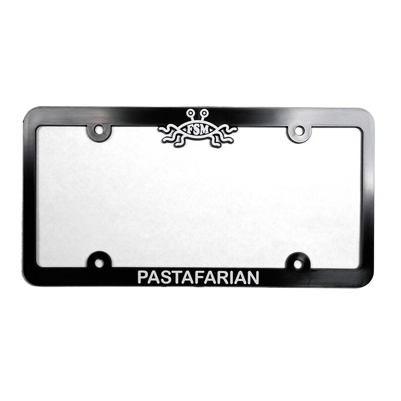 Flying Spaghetti Monster License Plate Frame - Etsy