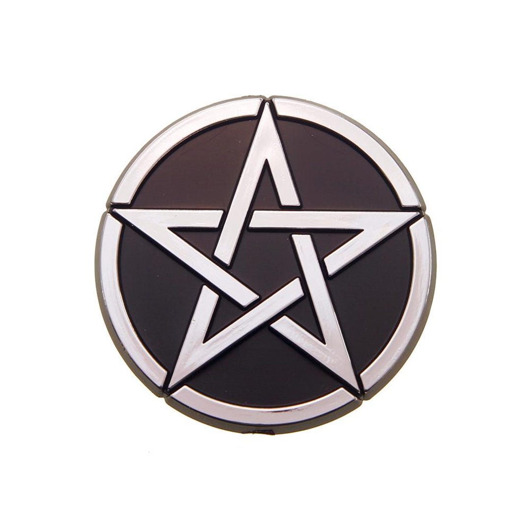2.5" Pentagram 3D Stick-on Emblem - Etsy