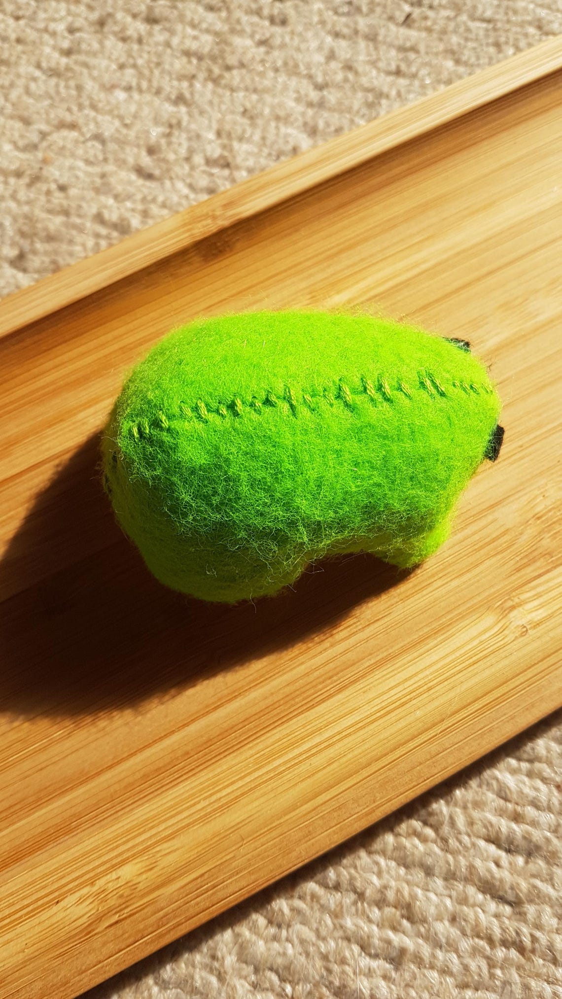 Handsewn Small Felt Frog Plushie Teddy - Etsy