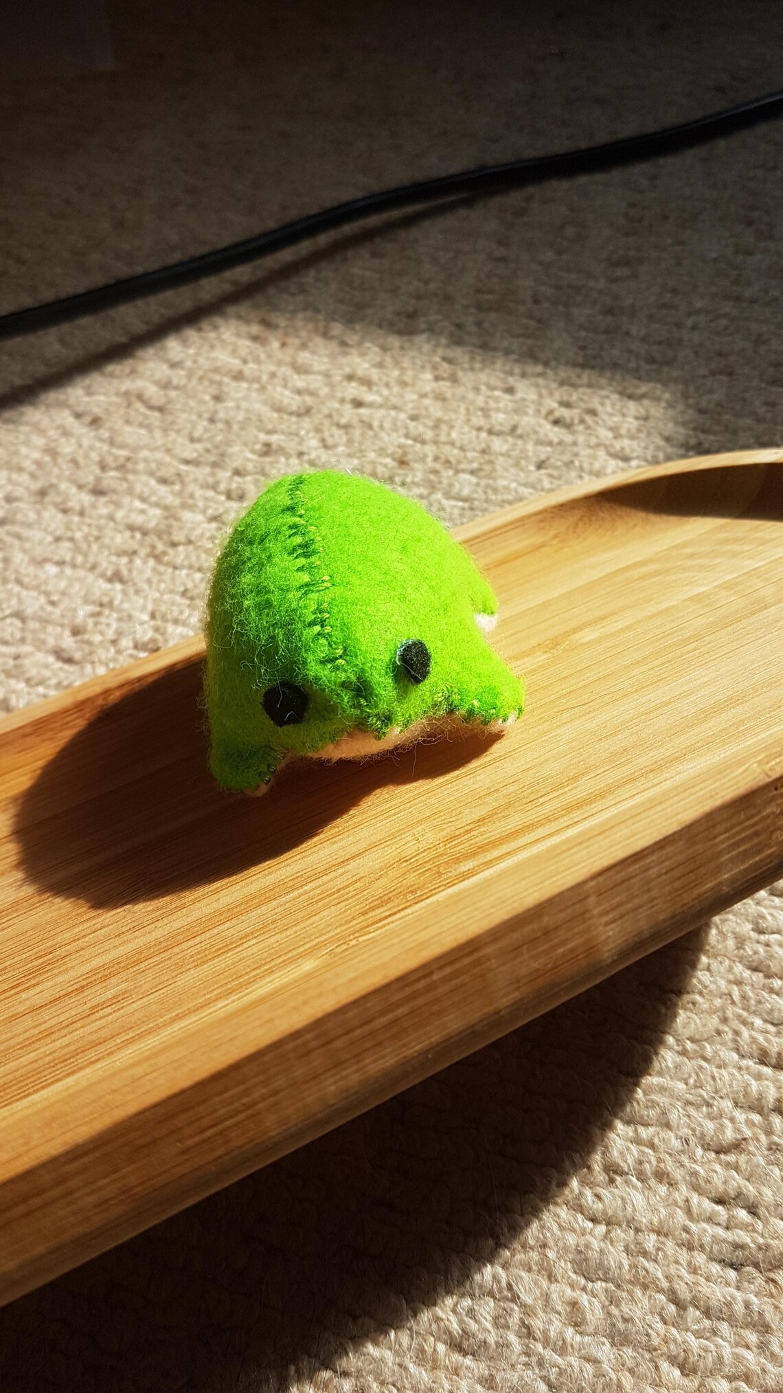 Handsewn Small Felt Frog Plushie Teddy - Etsy