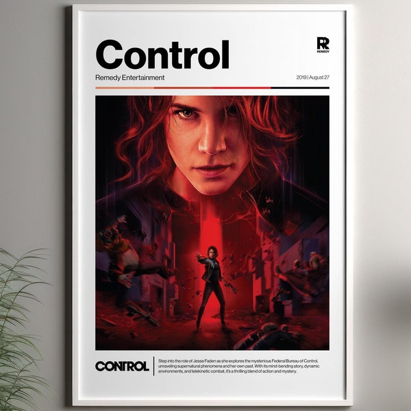 Control Game Poster - Etsy