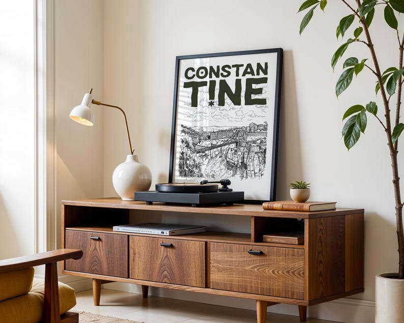 Constantine Print, Constantine Poster, Algeria Wall Art Print ...