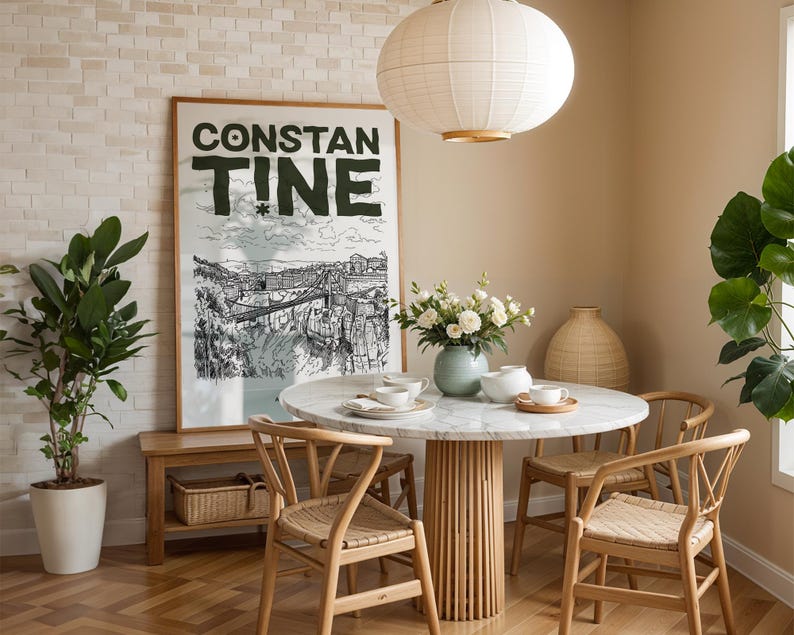 Constantine Print, Constantine Poster, Algeria Wall Art Print ...