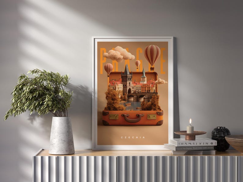 Prague Prints - Prague Poster - Czechia Travel Prints - Czechia City ...