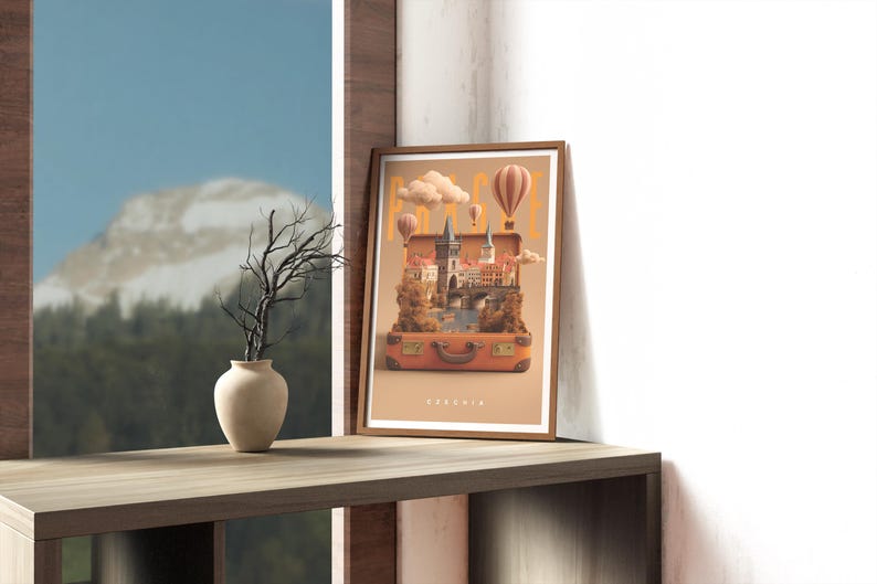 Prague Prints - Prague Poster - Czechia Travel Prints - Czechia City ...