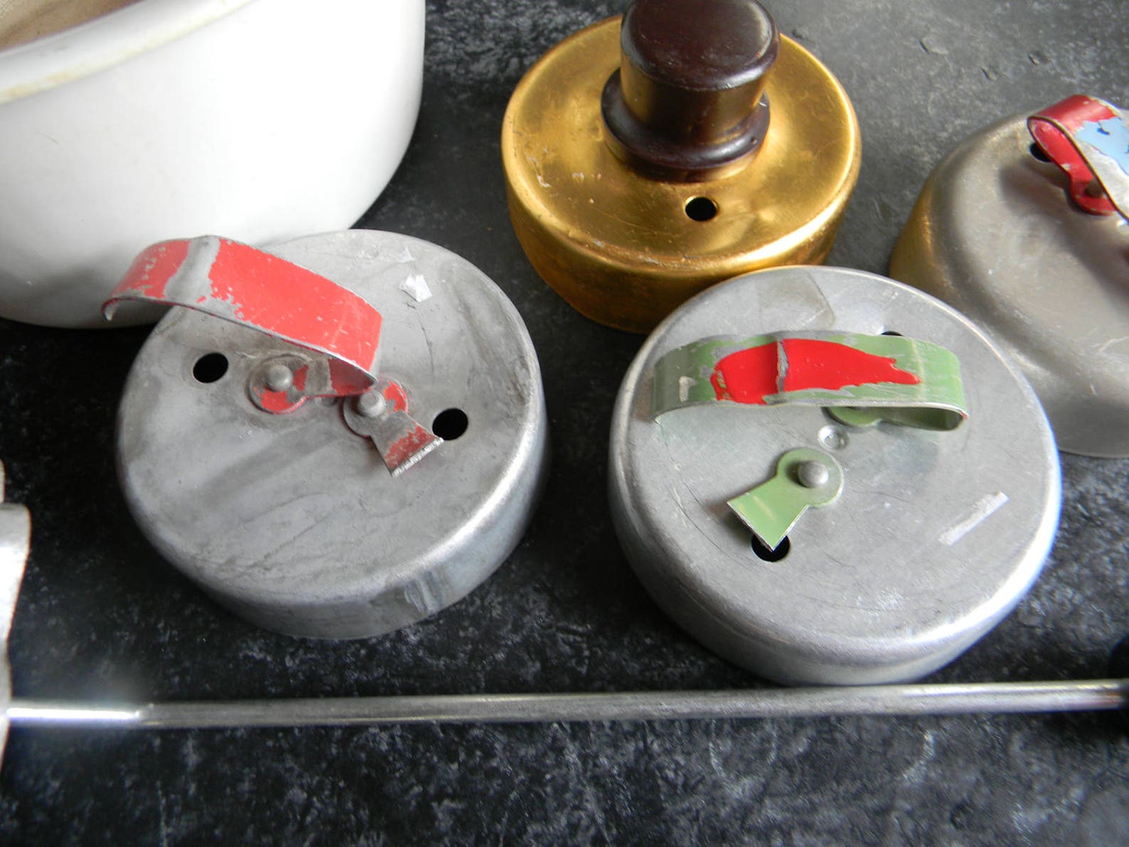 Vintage Kitchenware White Enamel Sauce Pan Biscuit Cutters - Etsy