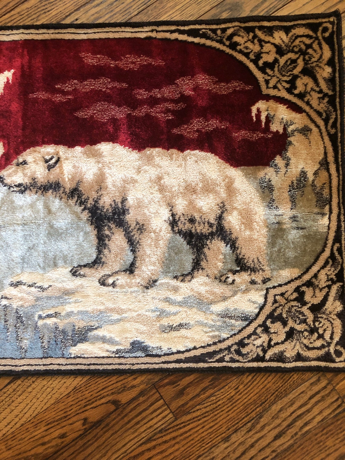 Vintage Polar Bear Wall Tapestry - Etsy