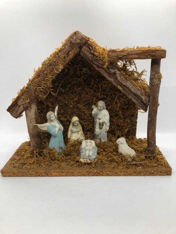 Vintage Nativity Scene | Etsy